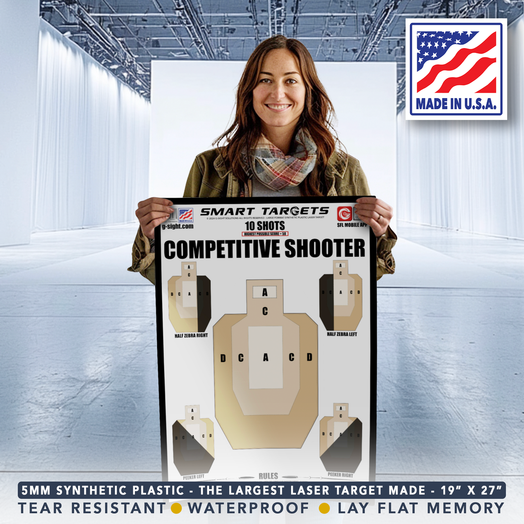 COMPETITIVE SHOOTER SYNTHETIC TARGET - 19" x 27"