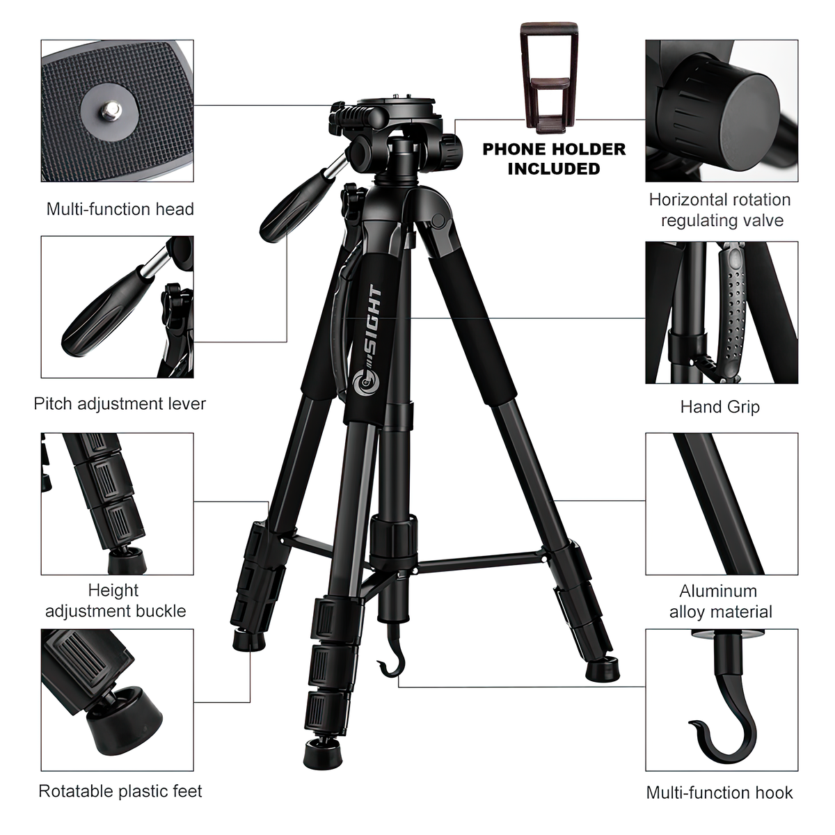 PRO TRIPOD - ROCK SOLID STABILITY – G-Sight