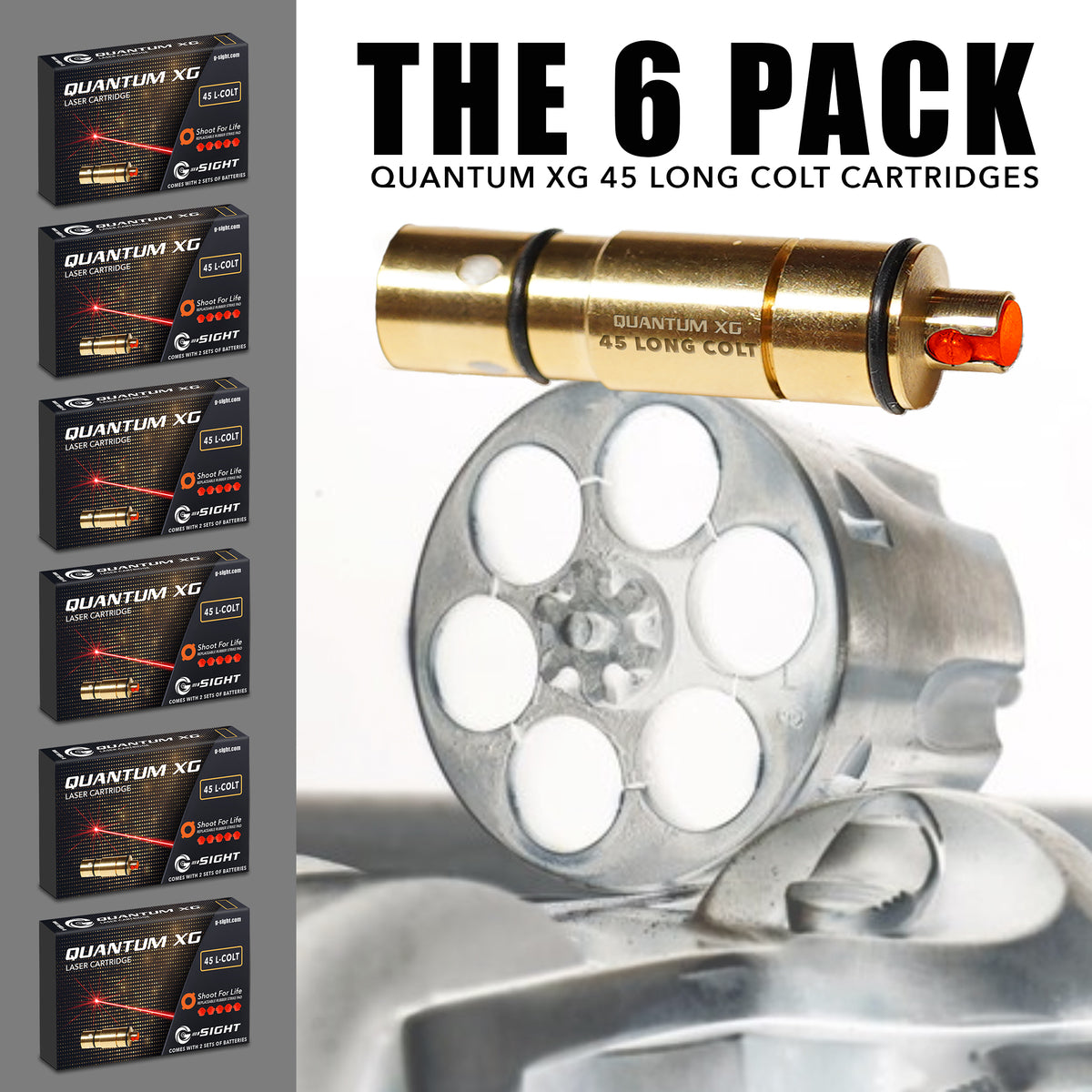 QUANTUM 45 LONG COLT 6 PACK – G-Sight