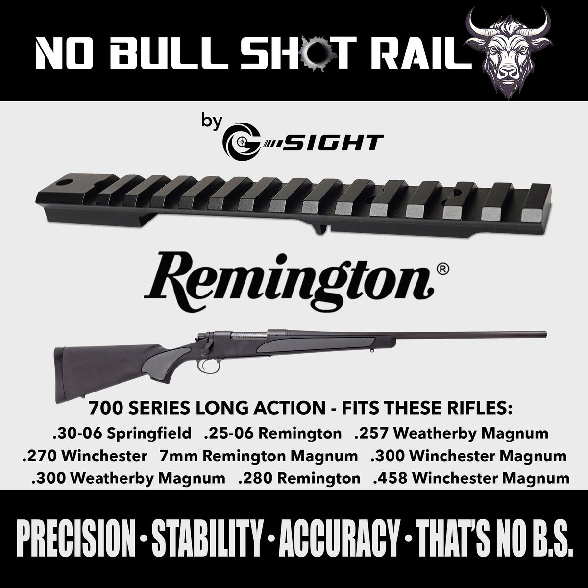 Picatinny Rail - REMINGTON 700 LONG ACTION – G-Sight