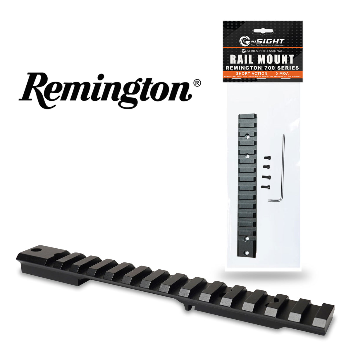 Picatinny Rail - REMINGTON 700 SHORT ACTION – G-Sight