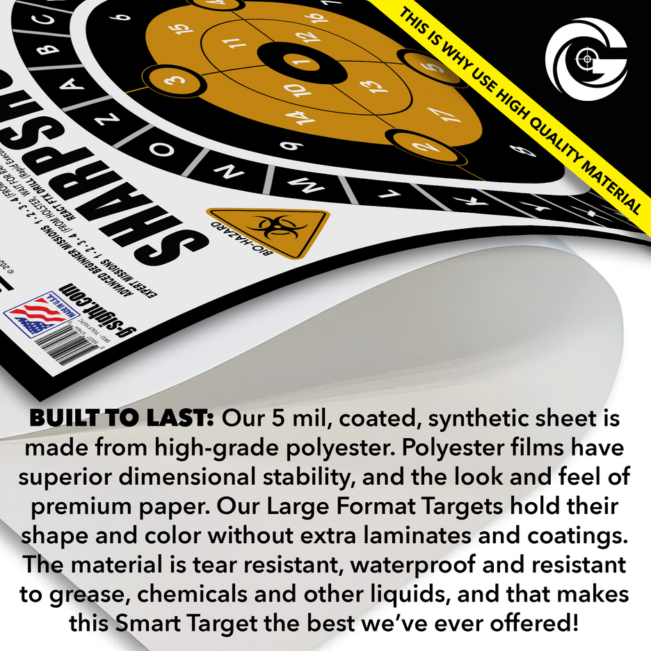 SHARPSHOOTER SYNTHETIC TARGET - 19" x 27"